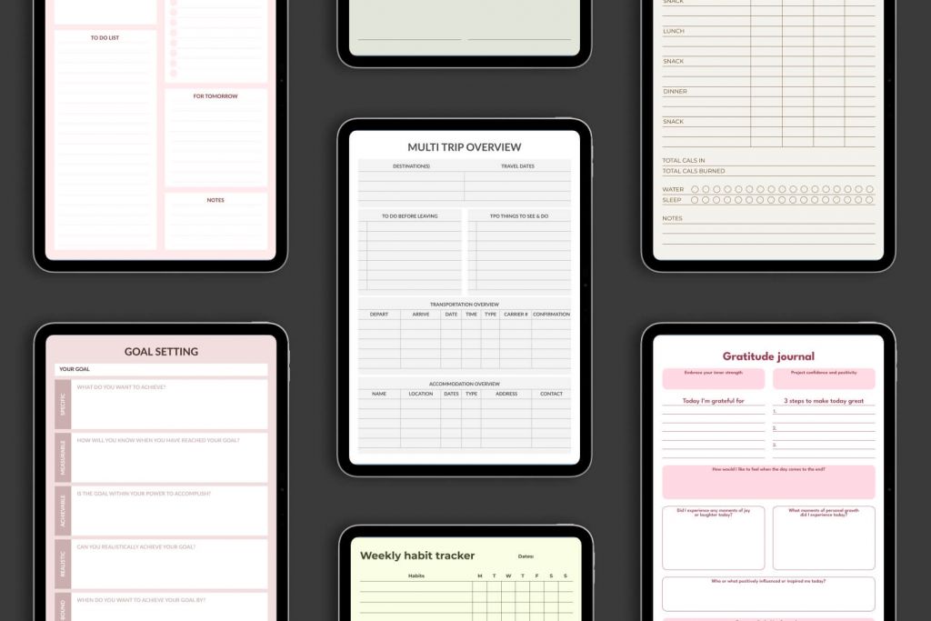 2025 Planners for Goodnotes and Notability - Free Digital Planners