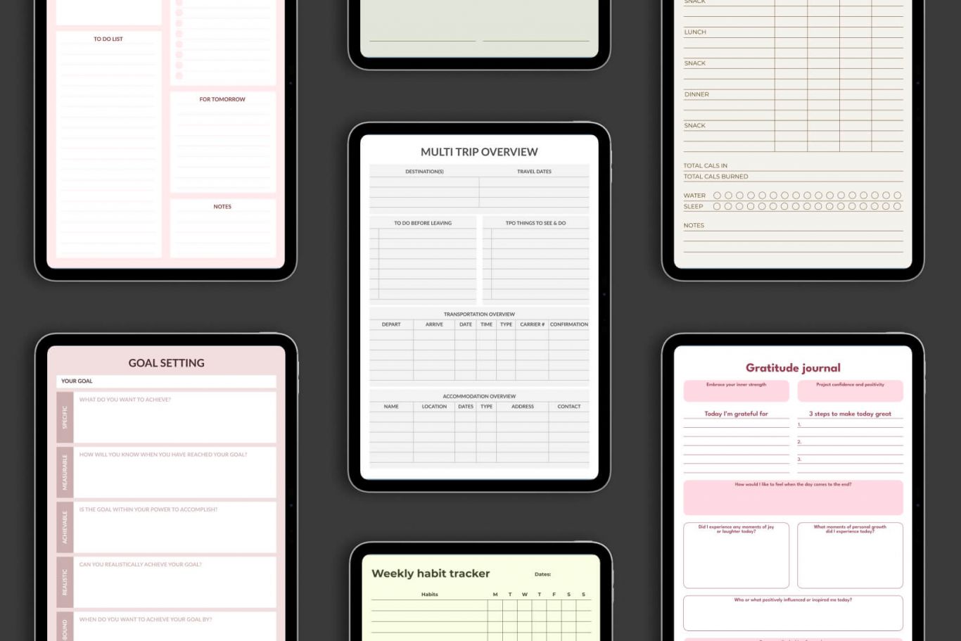 2025 Planners for Goodnotes and Notability - Free Digital Planners
