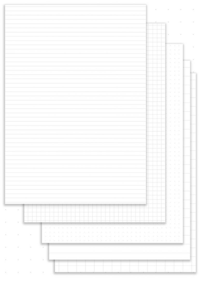 Grid Line Dot Papers - Free Digital Planners