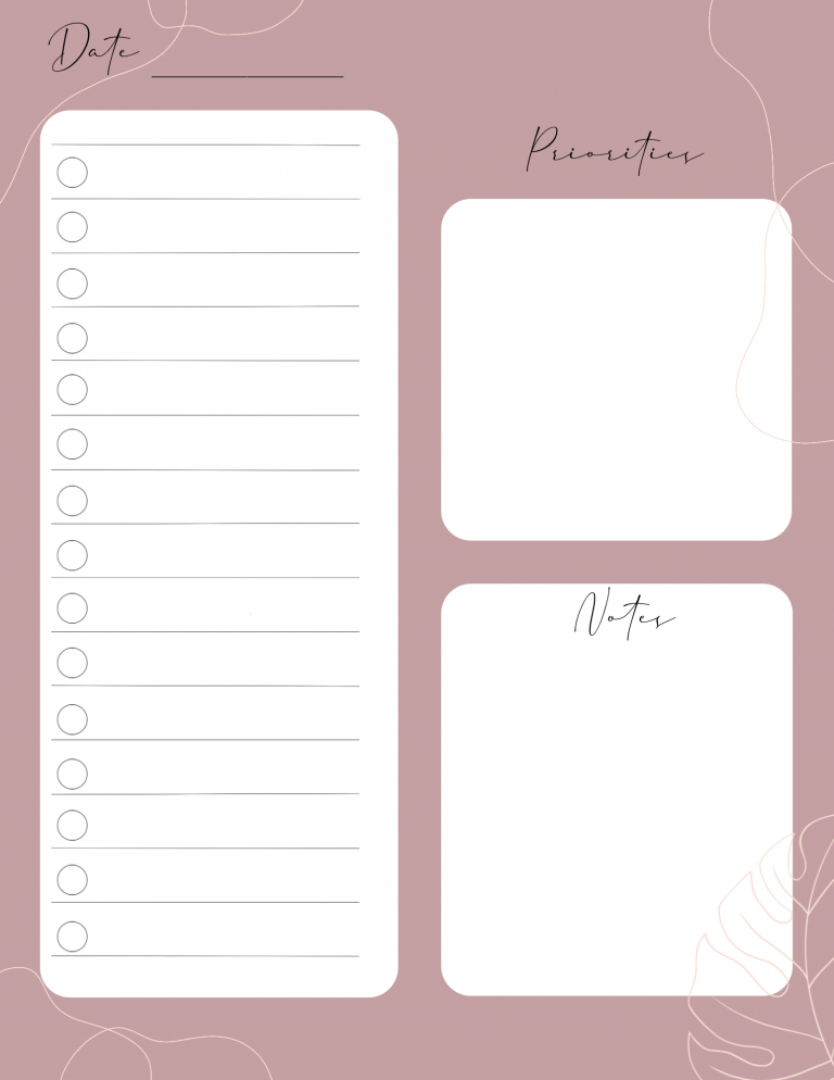Trackers and Templates - Free Digital Planners