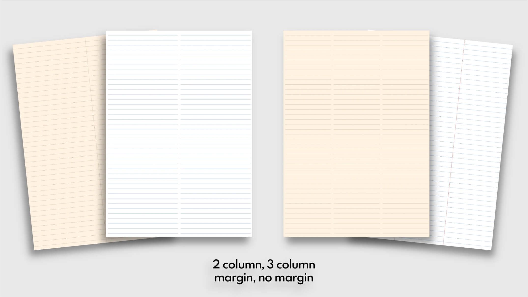 Column Essentials (Ruled) - 100+ Digital Paper Templates for GoodNotes ...