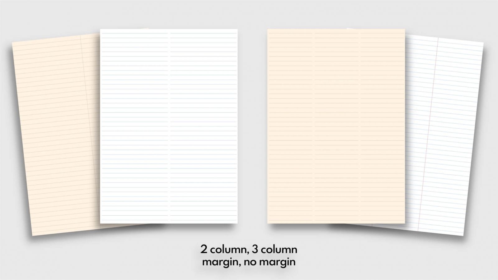 Column Essentials (Ruled) - 100+ Digital Paper Templates for GoodNotes ...