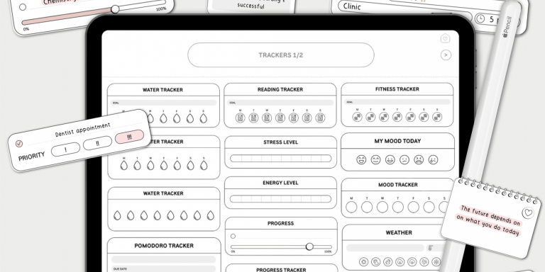 Free Weekly Planner - Printable Or Digital Use - Free Digital Planners