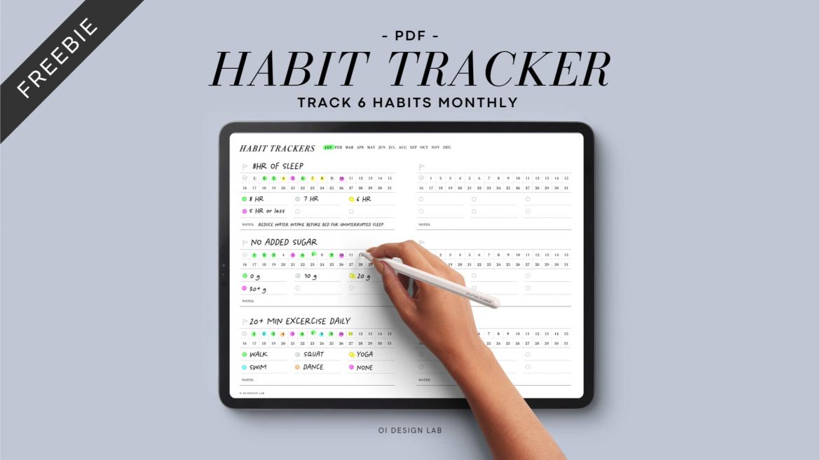 Trackers and Templates - Free Digital Planners