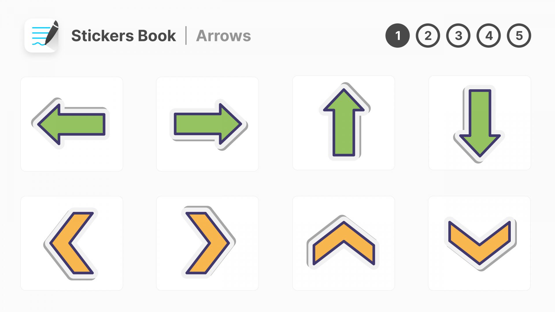 Digital Stickers | Arrows - Free Digital Planners