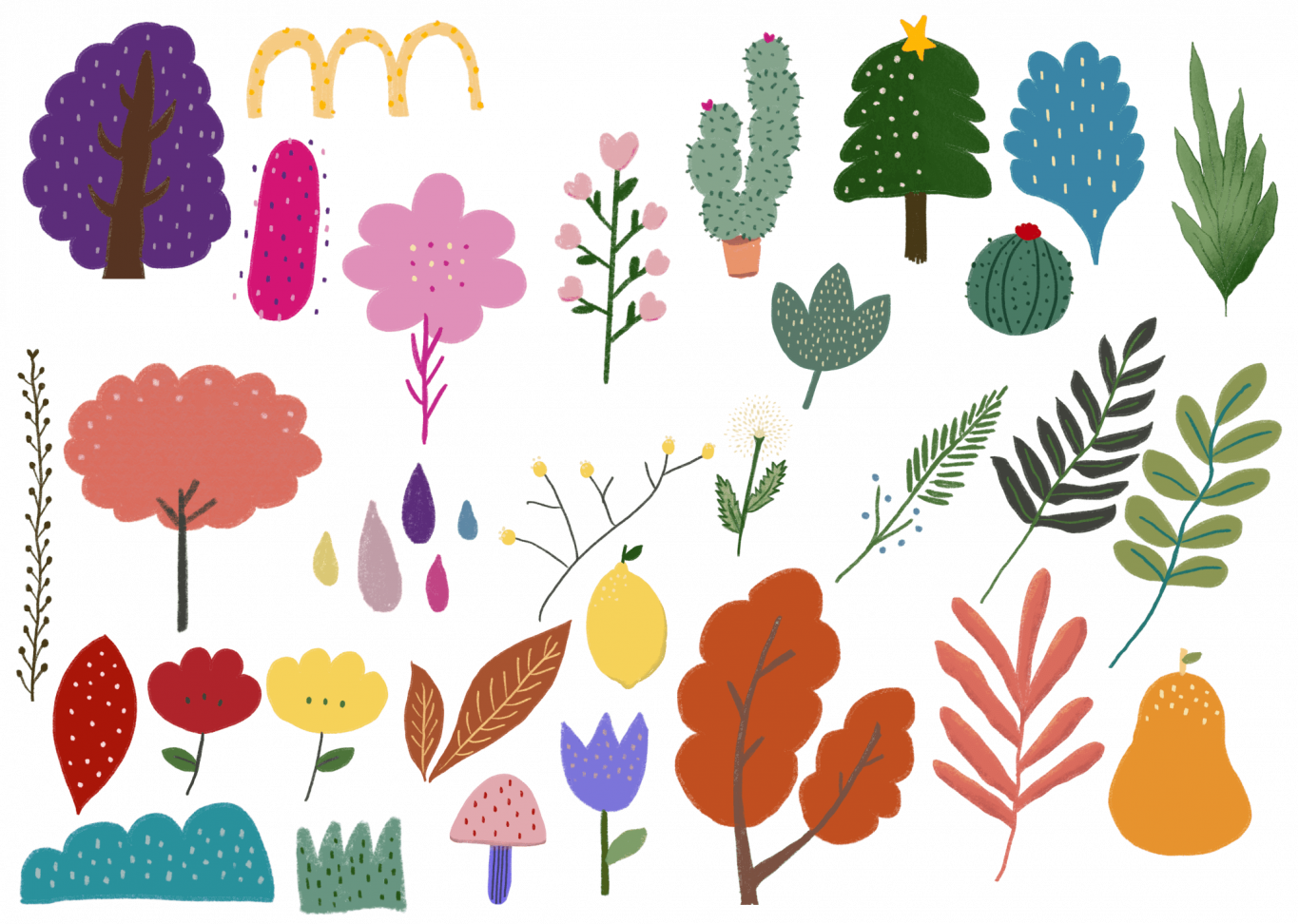 digital stickers | Nature free download - Free Digital Planners digital stickers | Nature free download - Free Digital Planners