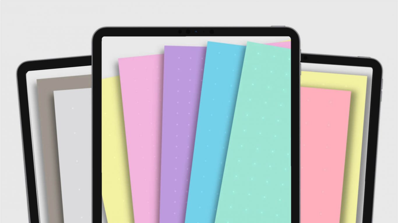 Pastels (Dotted & Blank Edition) - 60+ Digital Paper Templates for ...