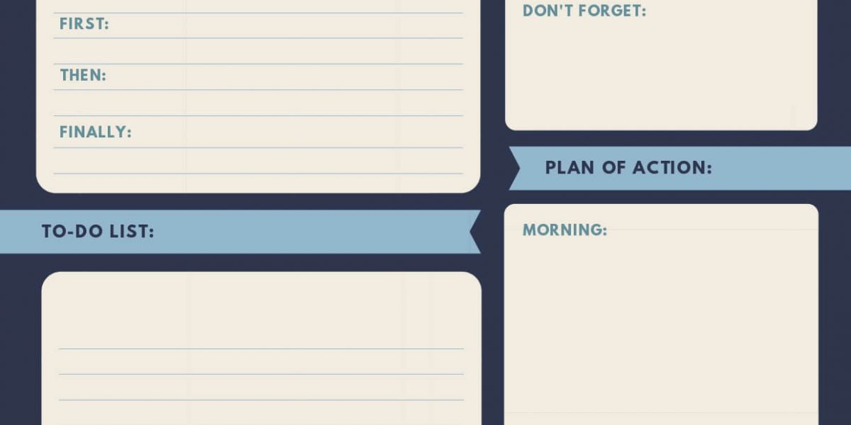 Weekly & Daily Planner Template [Undated] Digital & Printable - Free ...