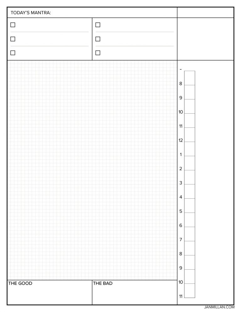 Planner daily - Free Digital Planners