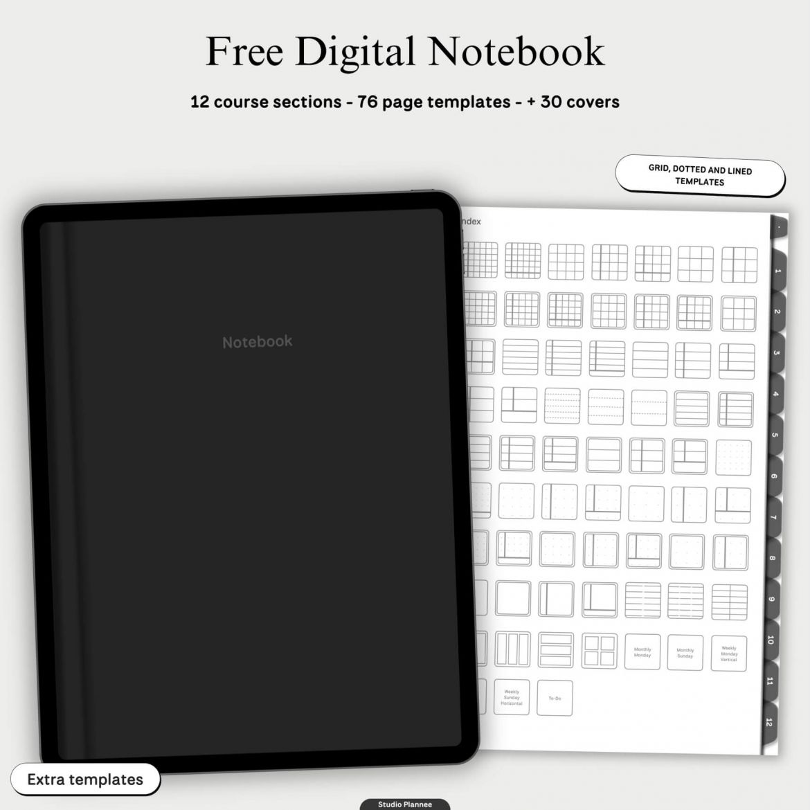 Goodnotes, Notability and PDF Planners - Free Digital Planners