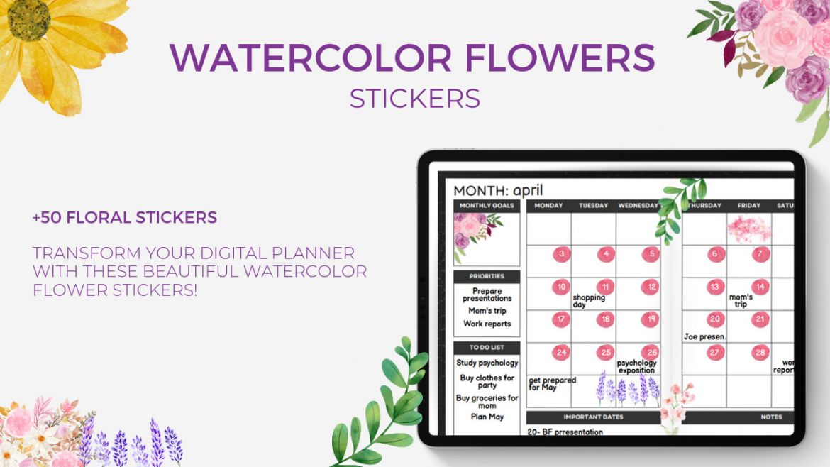 Stickers for Planners - Free Digital Planners