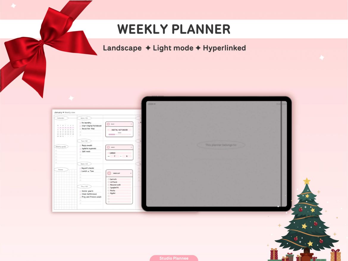 Goodnotes, Notability and PDF Planners - Free Digital Planners