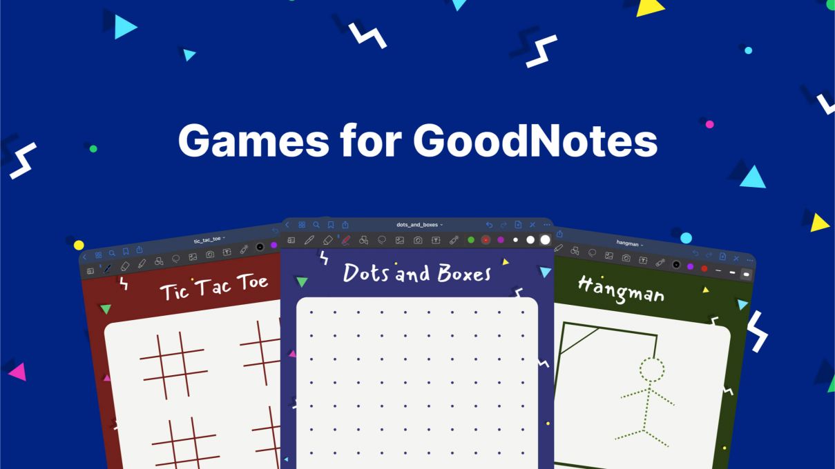 GoodNotes | Pencil & Paper Games [FREE] - Free Digital Planners
