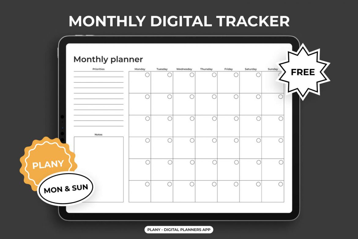 Trackers and Templates - Free Digital Planners