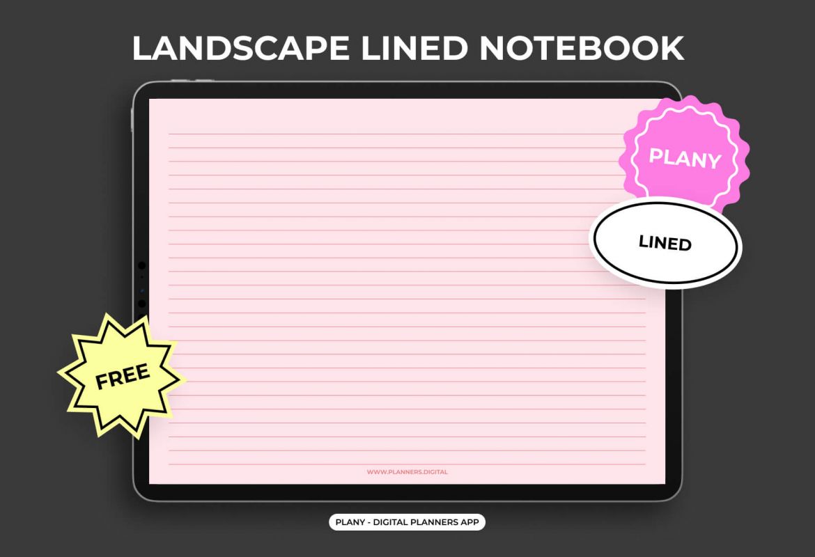 Goodnotes, Notability and PDF Planners - Free Digital Planners
