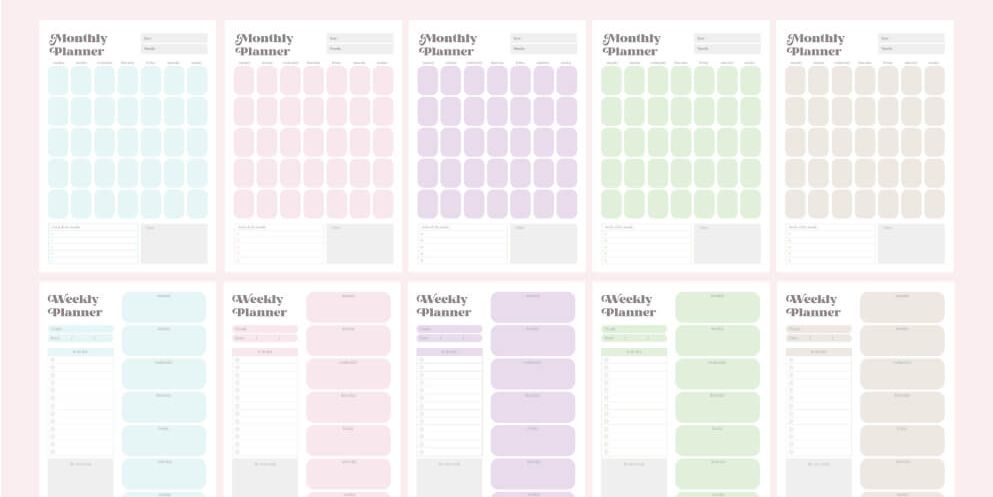 Daily Overview Template - Free Digital Planners