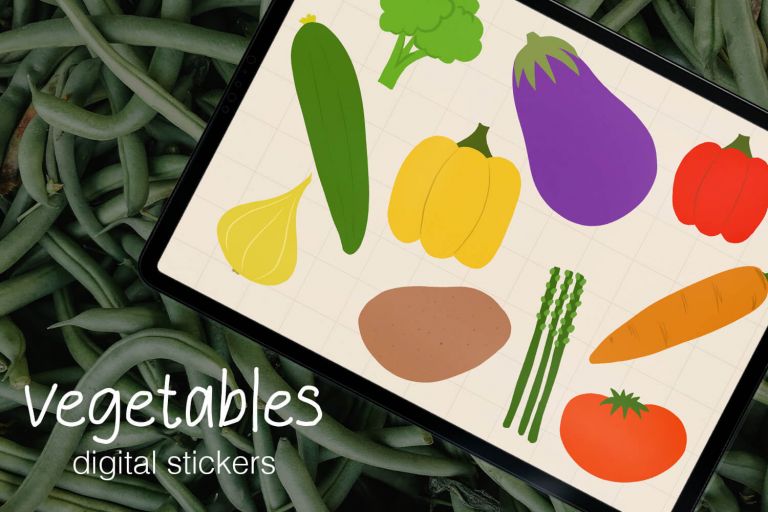 Vegetables - Free Digital Planners