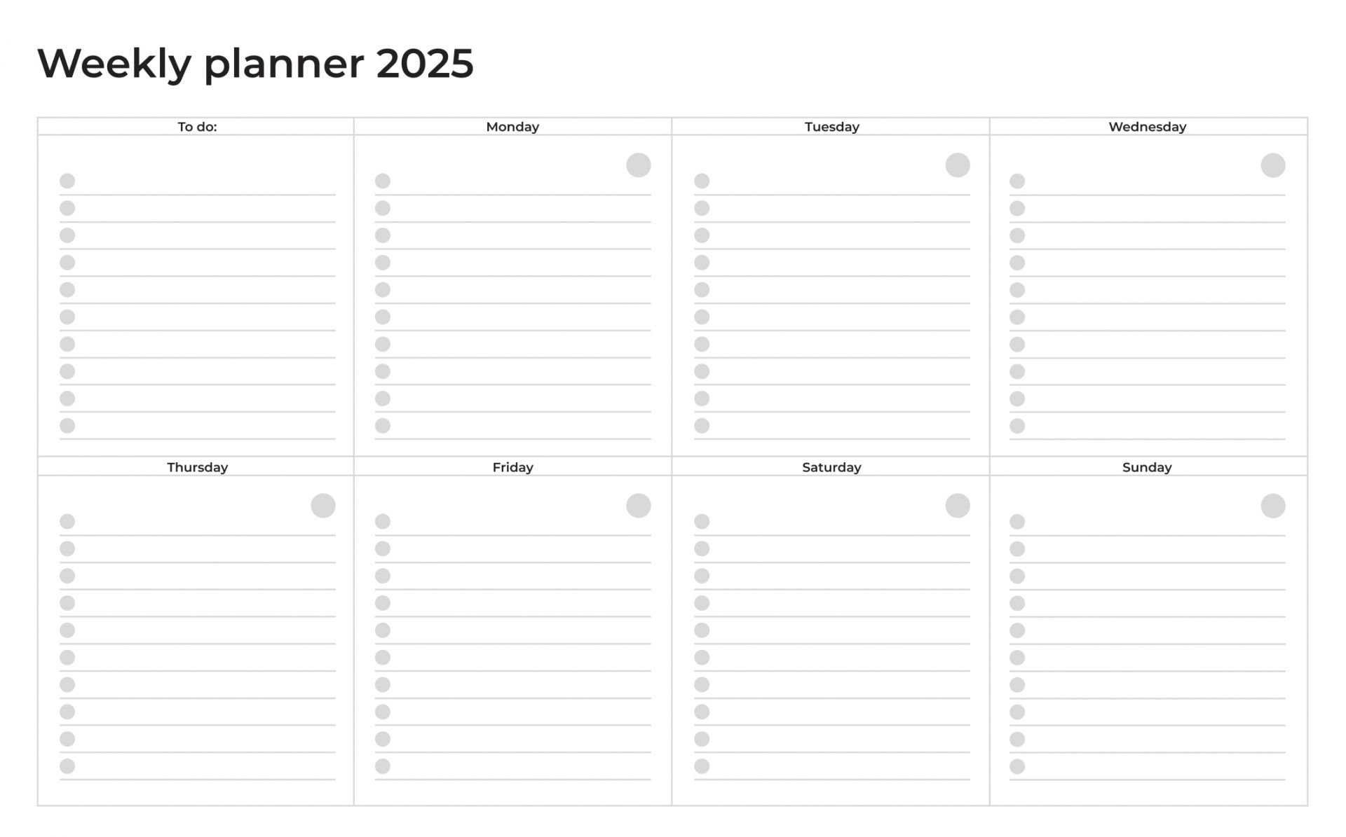 2025 Planners for Goodnotes and Notability - Free Digital Planners