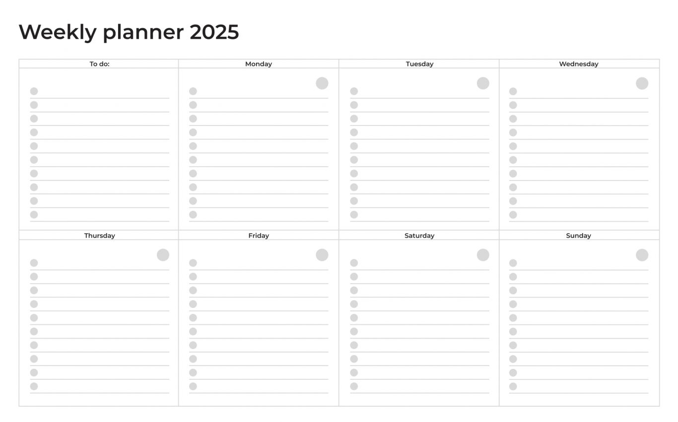 2025 Planners for Goodnotes and Notability - Free Digital Planners