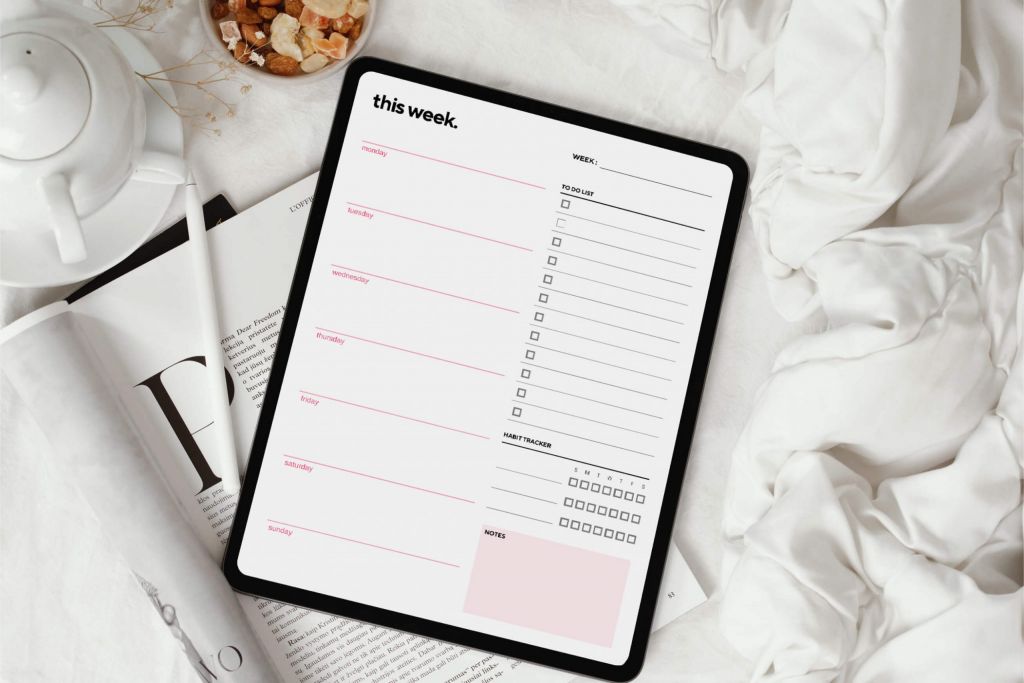 Free Weekly Planner - Printable Or Digital Use - Free Digital Planners