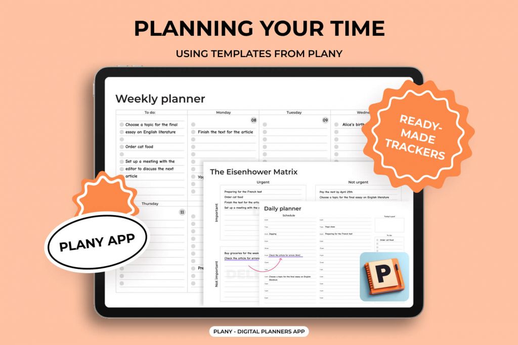 120+ Free Planners and Stickers for Goodnotes and Notability