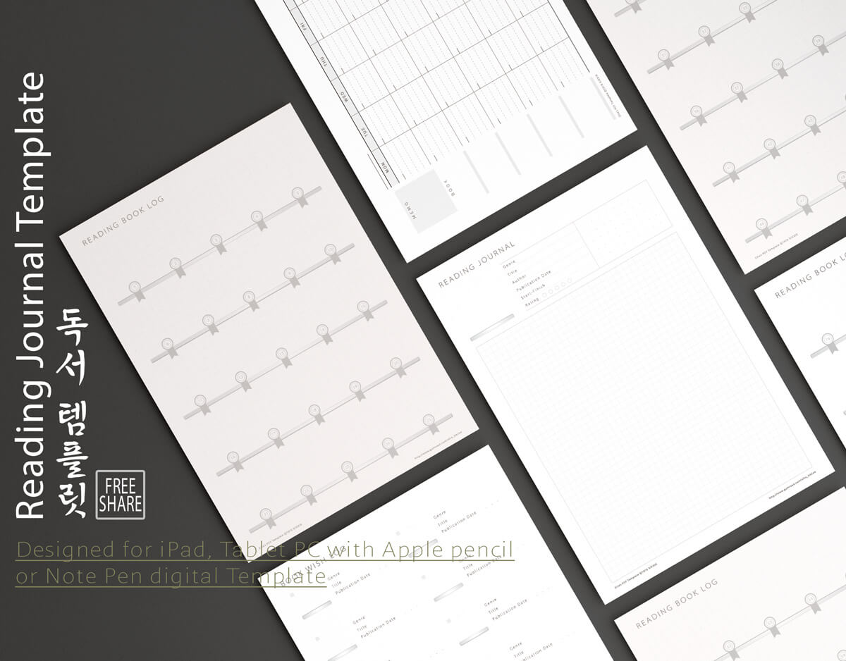 Reading Notepad - Free Digital Planners