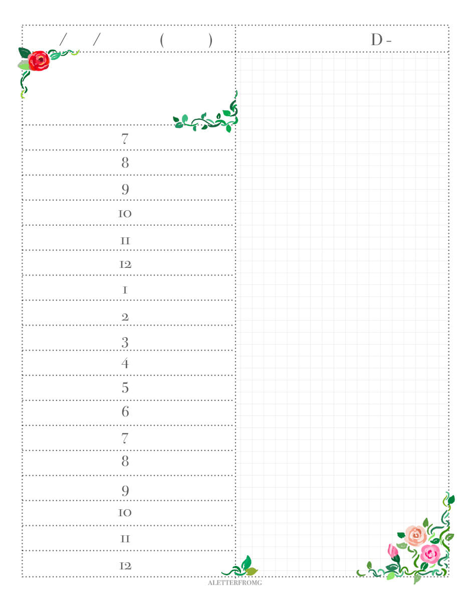 Daily Schedule Planner Free Digital Planners daily-schedule-planner-free-digital-planners