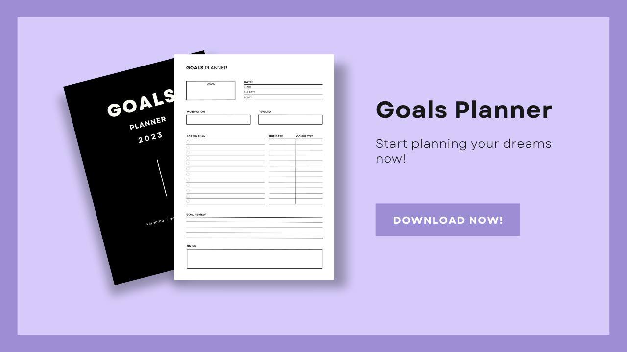 Goals Planner - Free Digital Planners