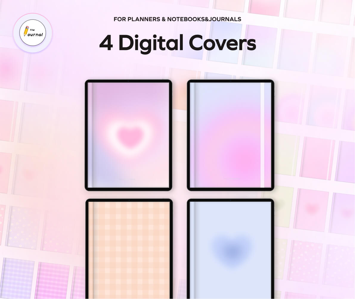 Free Notebook Covers - for Digital Planners/Journals/Notebooks - Free ...