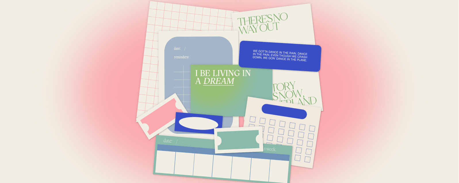 PRINT6BLES labels, habit tracker, weekly & daily planners - Free ...