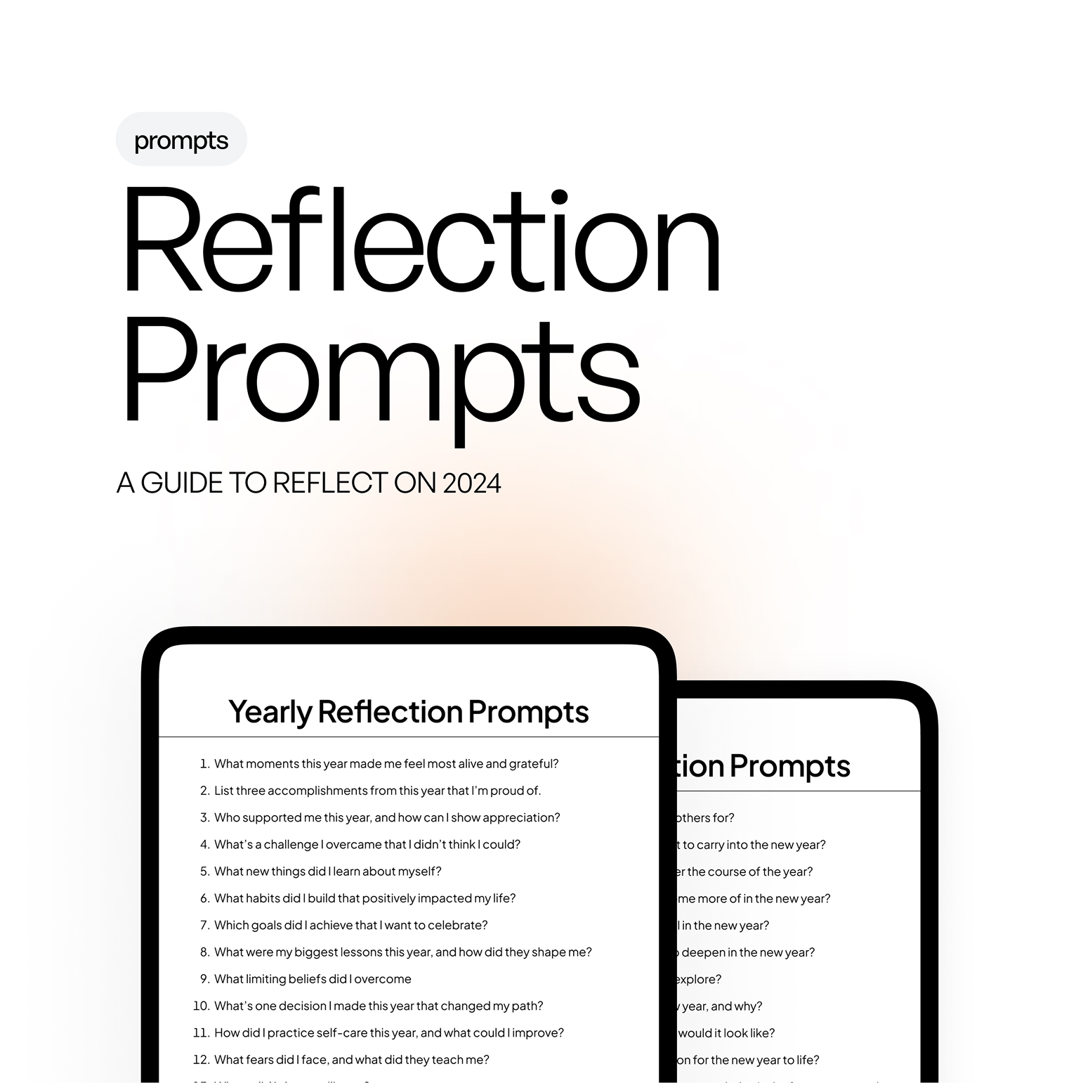 End-of-year Reflection Prompts - Free Digital Planners