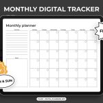 Daily Plan Tracker - PDF or Printable - Free Digital Planners