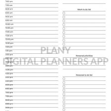 Daily Plan Tracker - PDF or Printable - Free Digital Planners