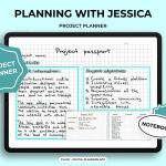 Free Digital Tabbed Notebook & Digital Stickers - Free Digital Planners